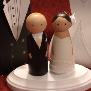 Personalized Wood Doll Topper wedding Cake Topper Custom - Etsy
