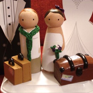 Custom Cake Topper Personalized Wood Doll Topper vintage - Etsy