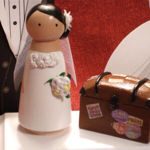 Custom Cake Topper Personalized Wood Doll Topper vintage - Etsy