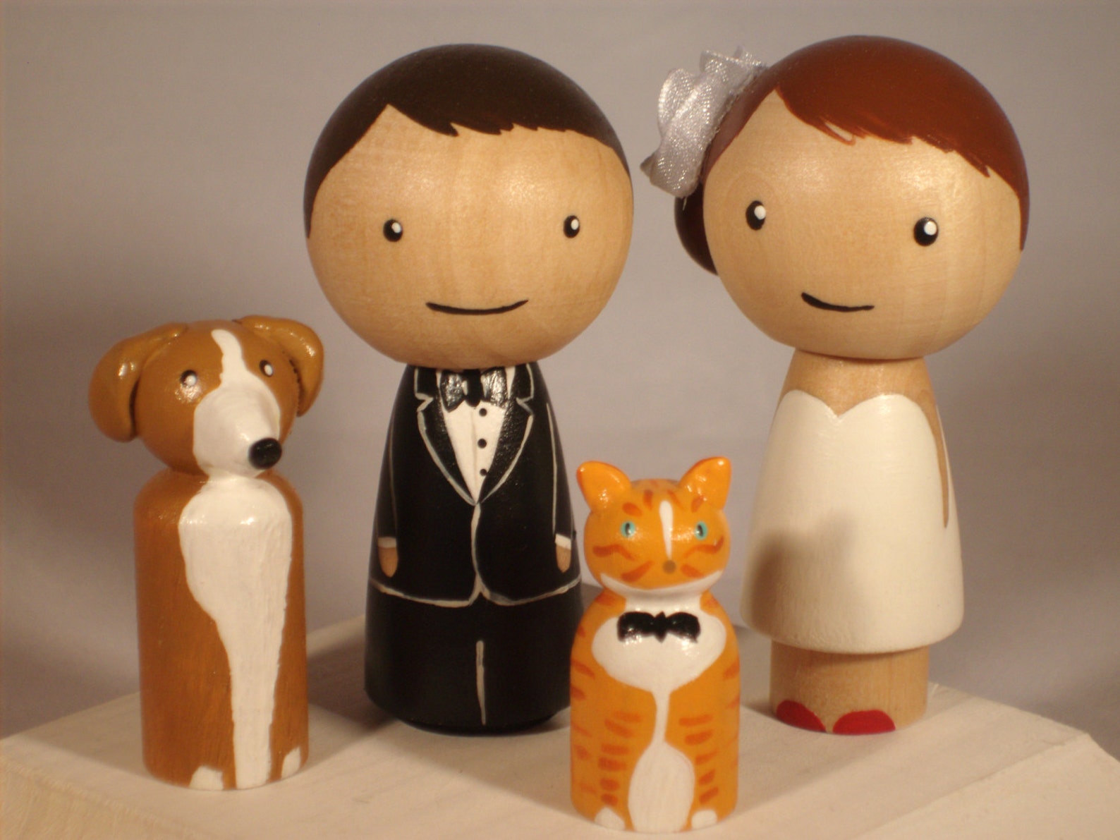 Custom Cake Toppers New Pet Topper Wedding Topper With Two - Etsy