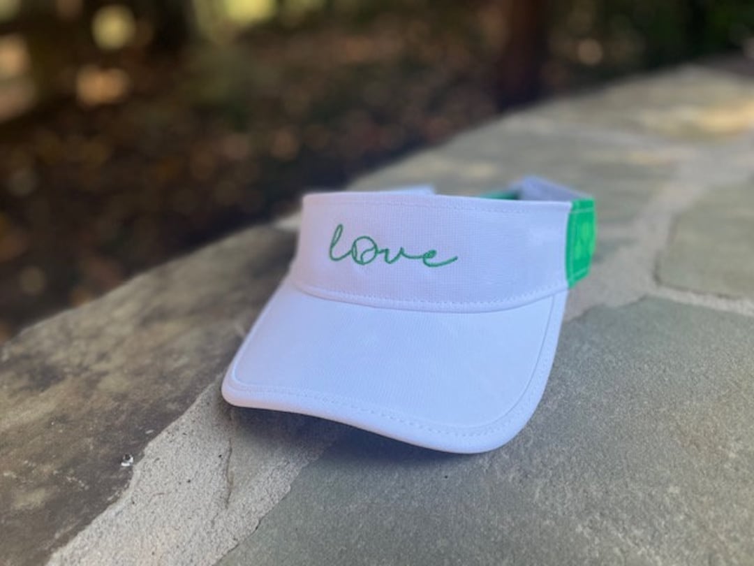Ame and Lulu Tennis Visors, Cute Monogrammed Tennis Visors, Tennis Team ...