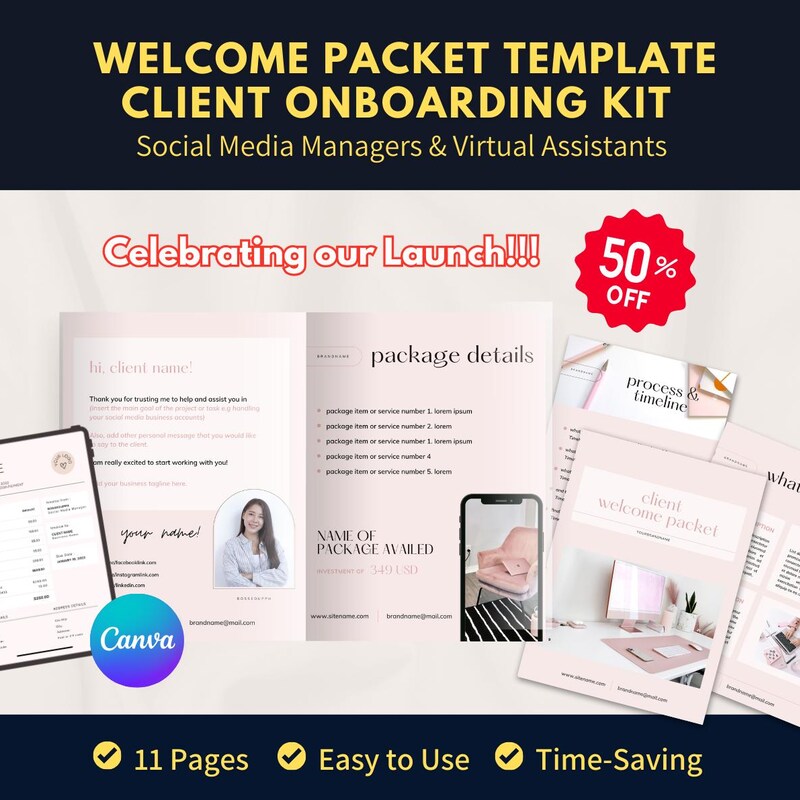 Welcome Packet Template - Etsy