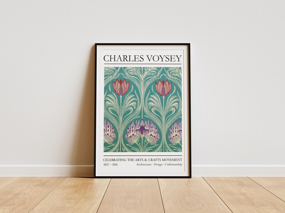 Charles Voysey Nature Print - Floral Wall Art - Flower Home Decor ...