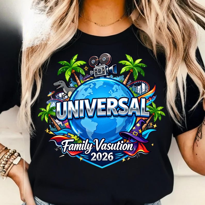 Universal Family Vacation 2026 PNG | Family Trip Shirt Design | Theme ...
