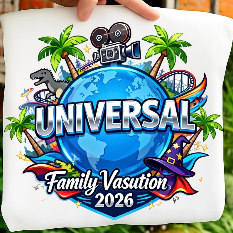 Universal Family Vacation 2026 PNG | Family Trip Shirt Design | Theme ...
