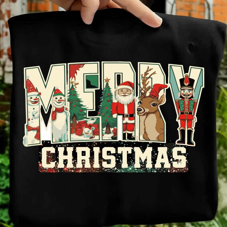 Retro Santa Claus PNG, Christmas Sublimation Design (digital Download ...
