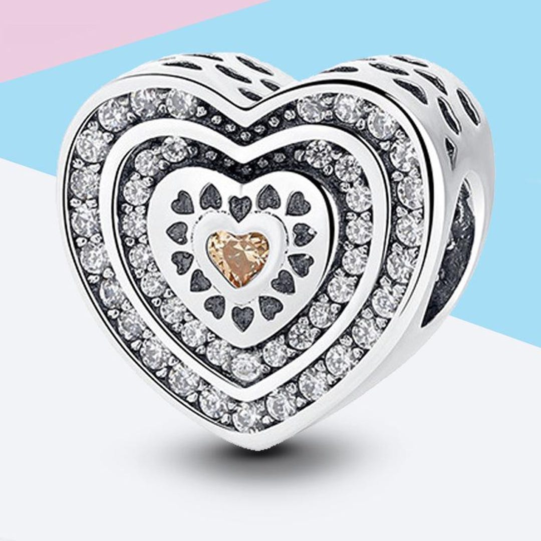 Pandora Sterling Silver ALE 925 Lavish Heart Charm - Etsy
