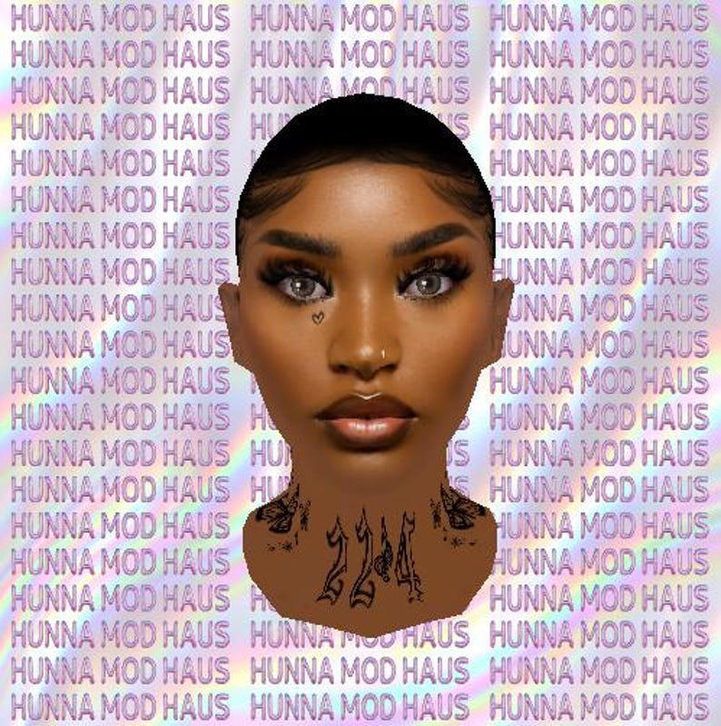 Ashanti Custom GTA Fivem Face Skin | Rp-ready | HUNNA Mod Haus - Etsy