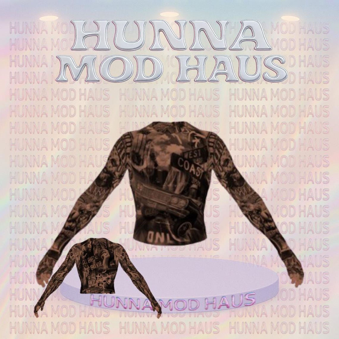 Cali Rap Tattoo | Custom GTA Fivem Tattoo | Rp-ready | HUNNA Mod Haus ...