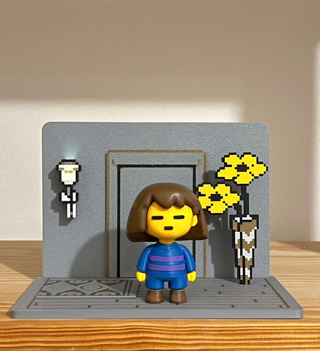 Handmade Undertale Diorama – Frisk Room Model Figure | Gamer Gift ...