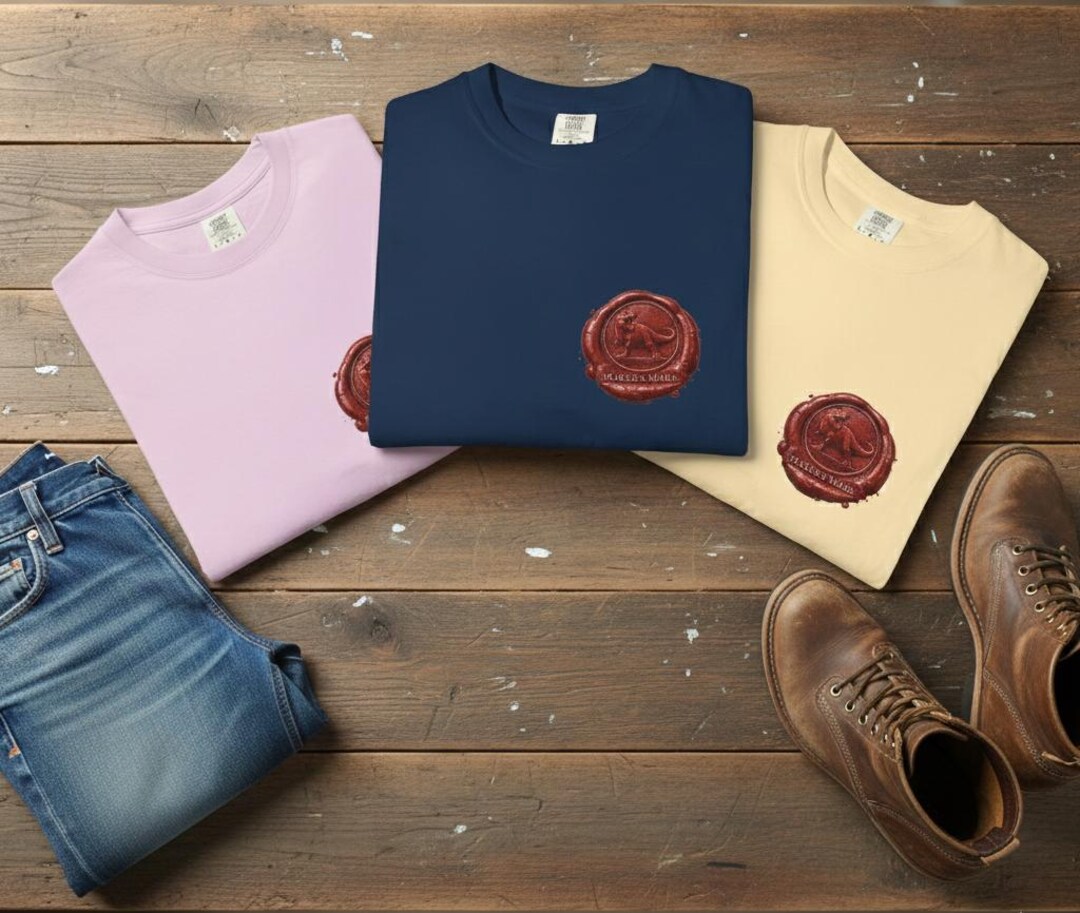 Wax Seal T-rex Maker's Mark T-shirt | Vintage Dinosaur Graphic - Etsy