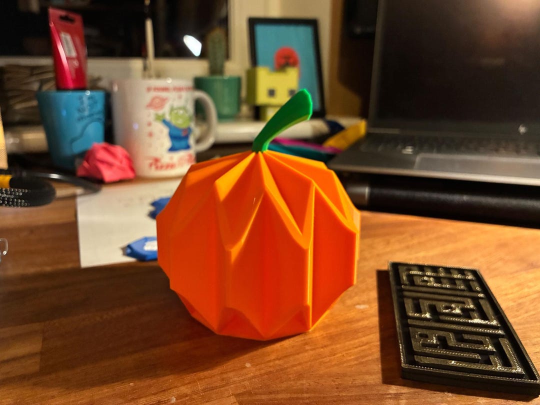 Abóbora de origami Crack-It – Suporte para guloseimas de Halloween ...