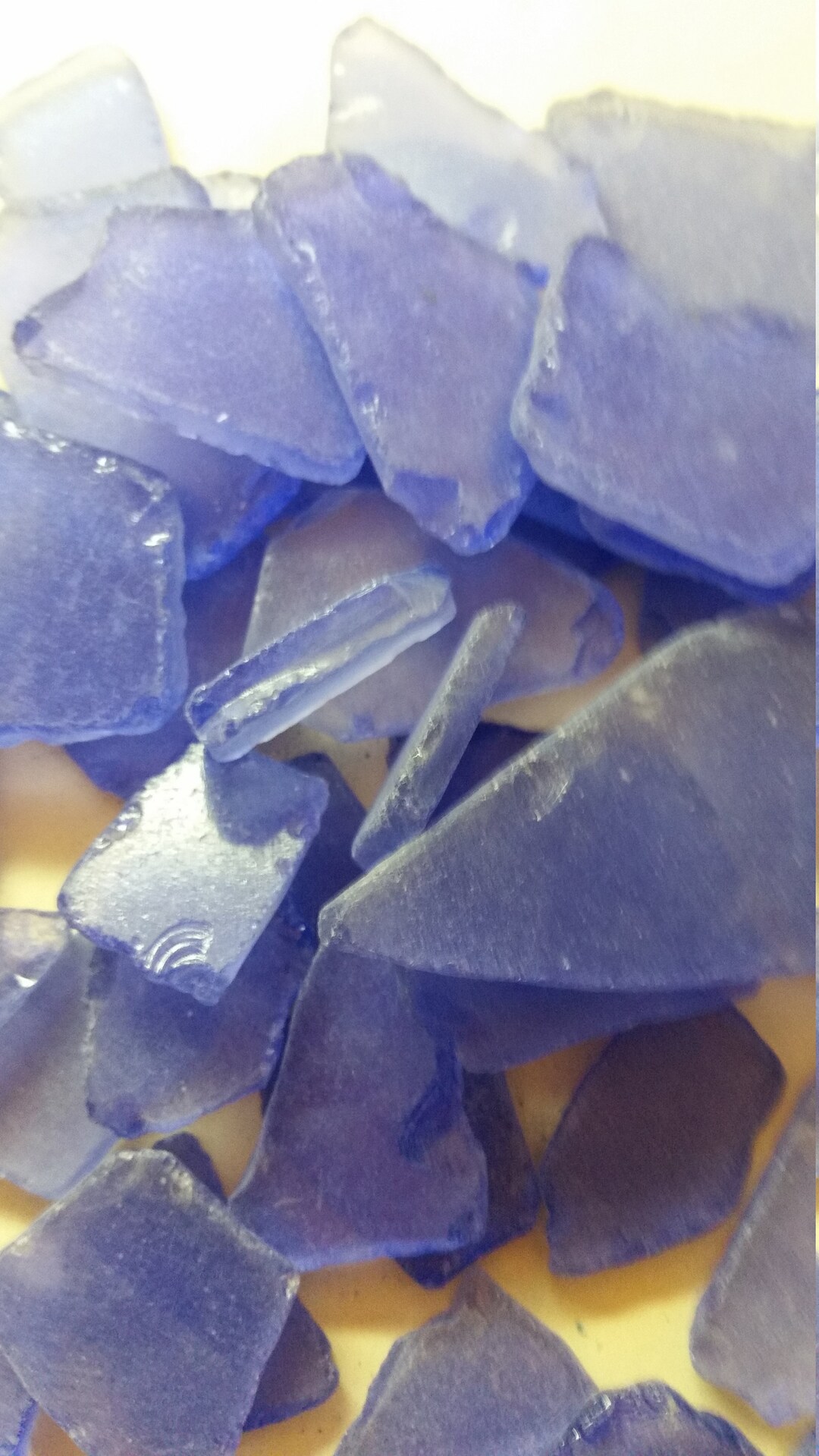Purple Blue Beach Glass Bulk Seaglass 1 Lb Pound , 16 Ounces Approx ...