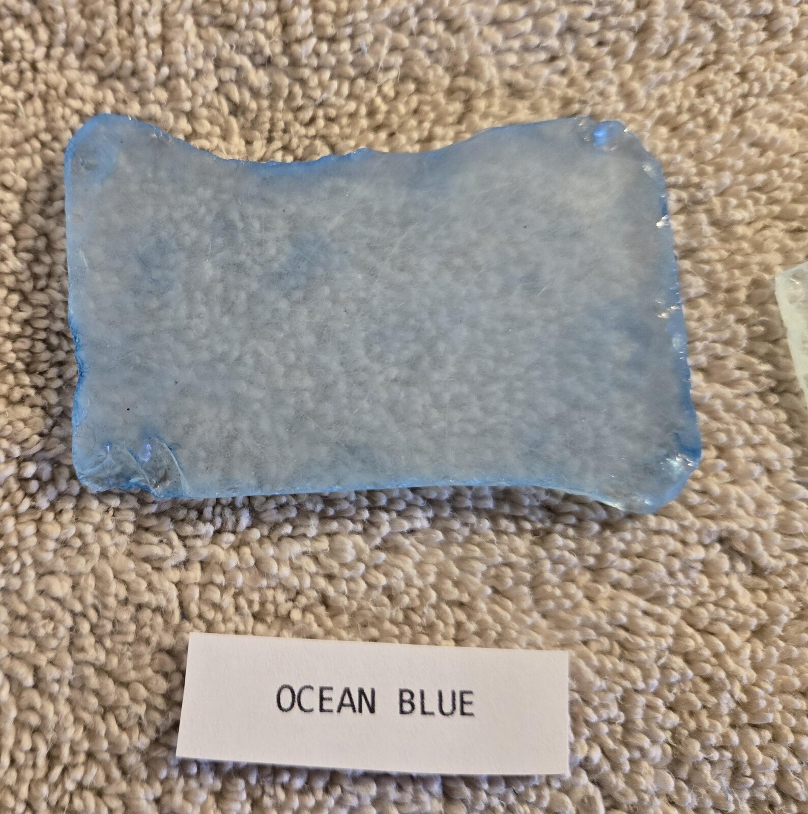 Lg Large Sea Glass Place Cards Navy Blue Aqua Teal Turquoise Seafoam ...