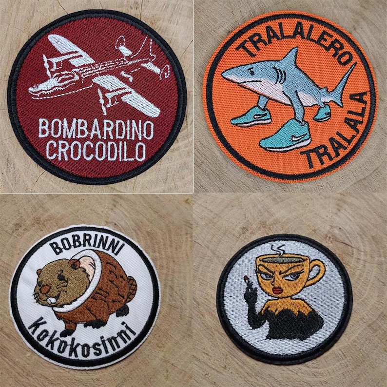 Italian Brainrot Memes Machine Embroidery Design | Bombardino Crocodilo ...