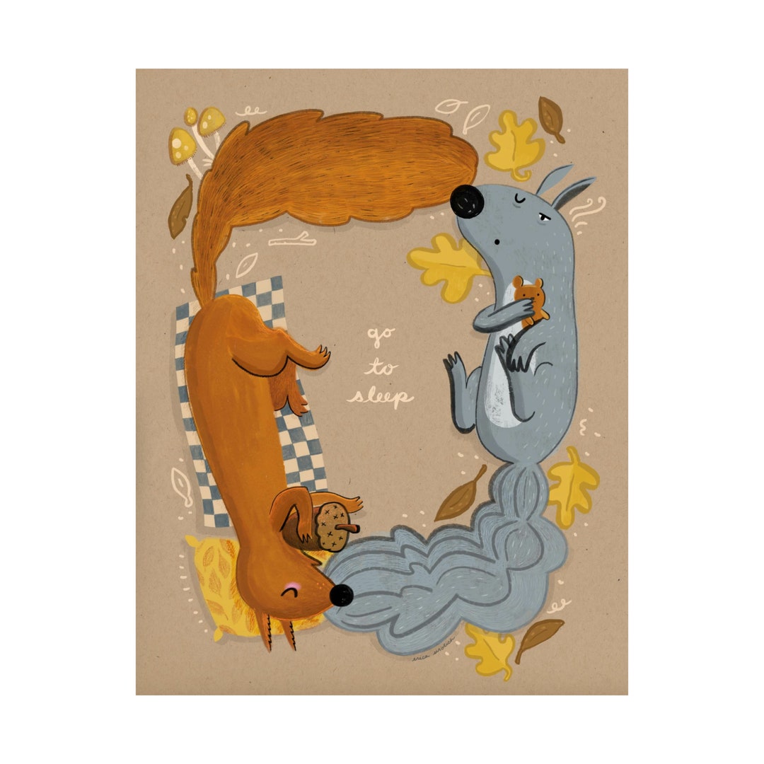 Go to Sleep Print Artwork for Children's Rooms and Nurseries - Etsy