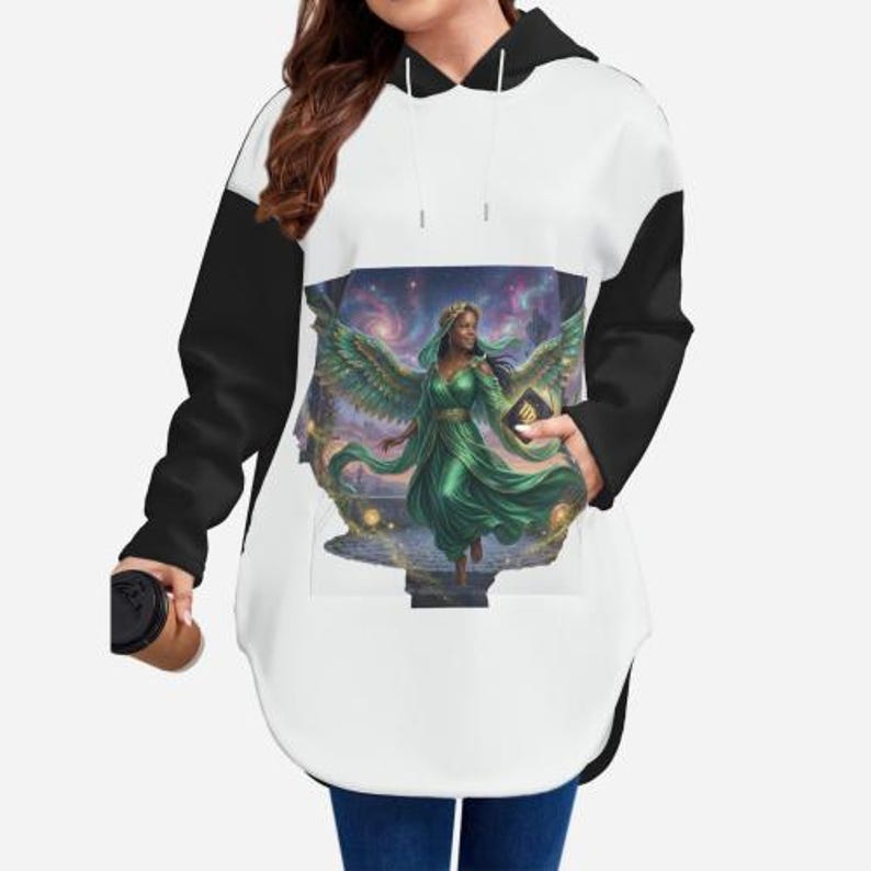 Custom Virgo Zodiac Hoodie | Diverse Angel Art Pullover | Personalized ...