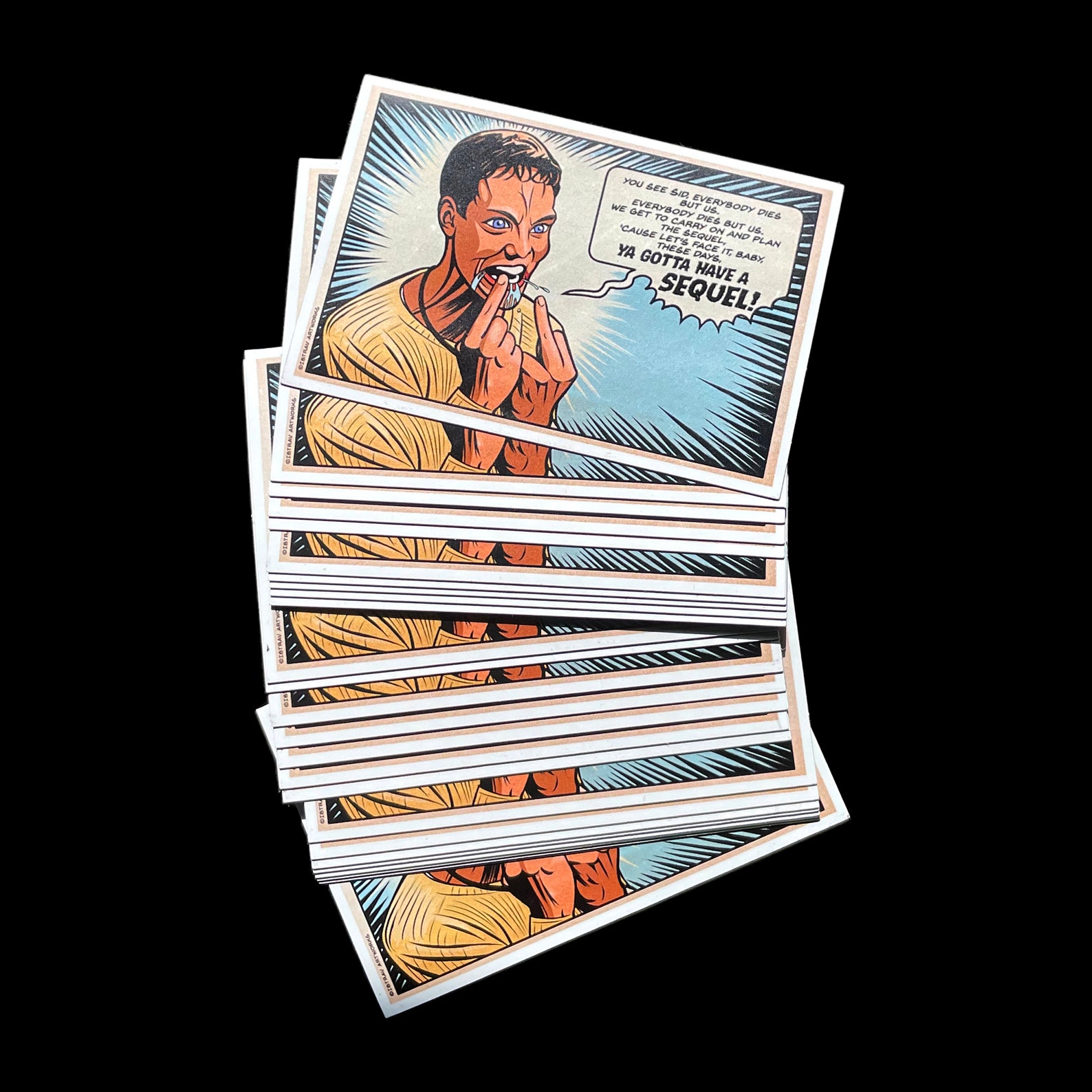 Stu Macher Scream Comic Panel 3" Magnet - Etsy