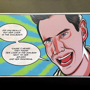 Randy Meeks "scream " Movie Comic Adaption Comic Panel Print 11" X 17 ...