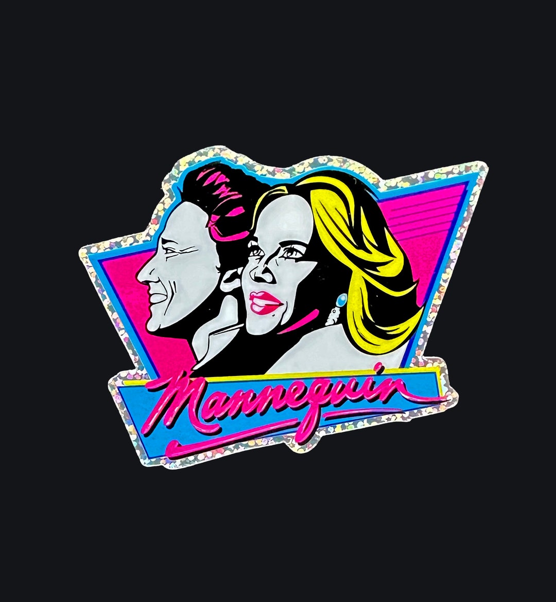 Mannequin 1987 Kim Cattrall Andrew Mccarthy Prism 80's Glitter Sticker ...
