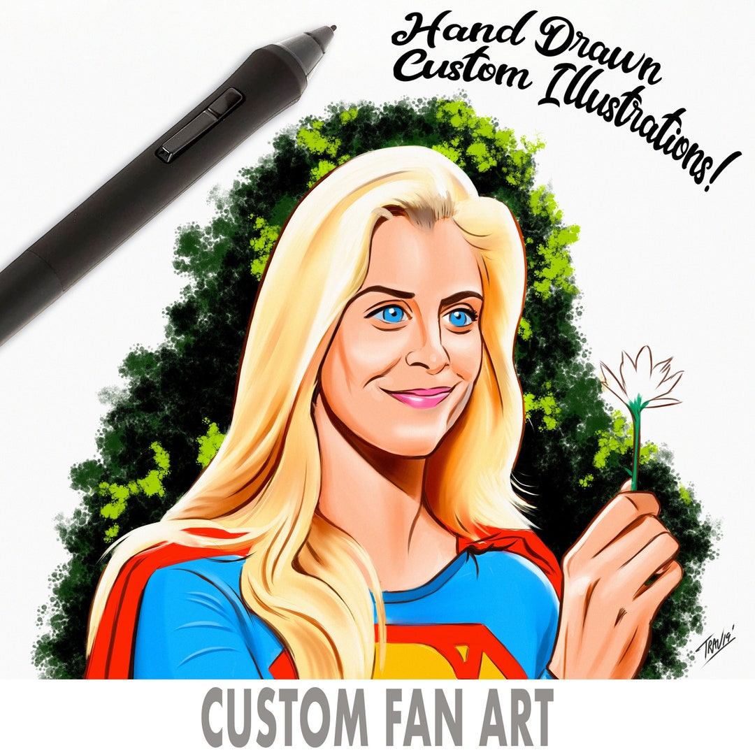 Hand Drawn Custom Fan Art! Capture Dynamic Characters With Personalized ...