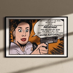 Debbie Salt "scream 2" Movie Comic Adaption Comic Panel Print 11" X 17 ...