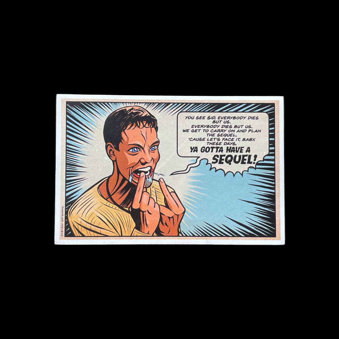 Stu Macher Scream Comic Panel 3" Magnet - Etsy