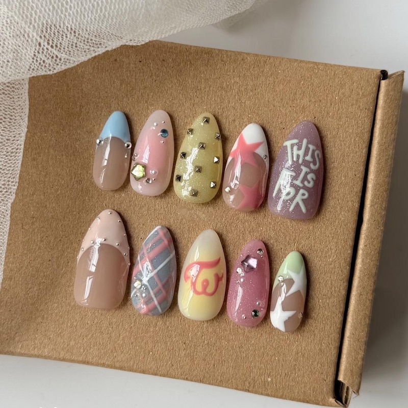 Twice Nails Press On - Etsy