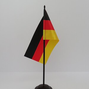 Wooden Germany Table Flag – Patriotic Office Decor, Custom Printed Flag ...