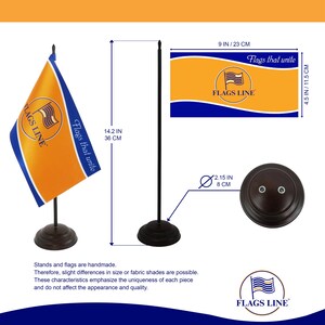 Wooden Germany Table Flag – Patriotic Office Decor, Custom Printed Flag ...