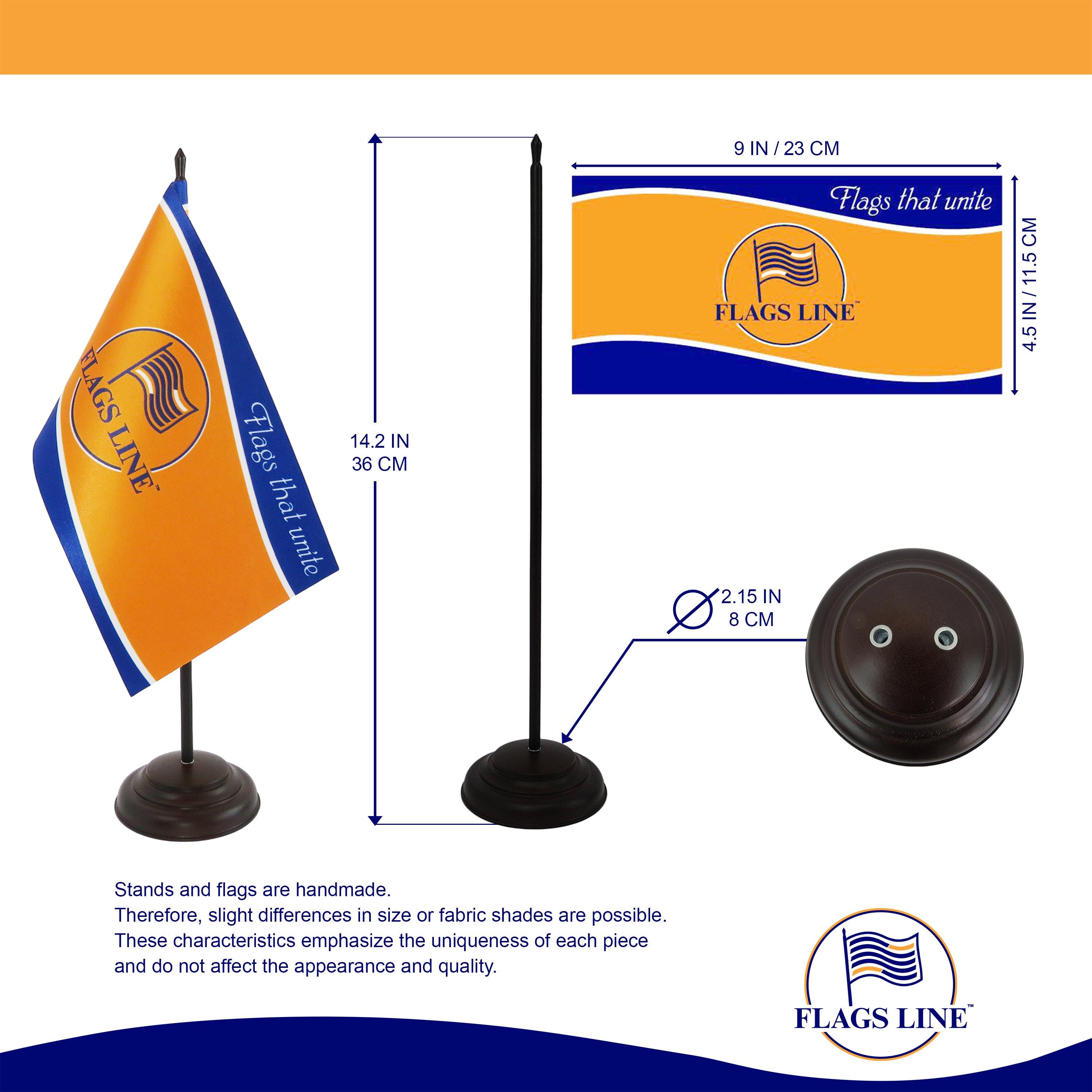 Wooden Germany Table Flag – Patriotic Office Decor, Custom Printed Flag ...