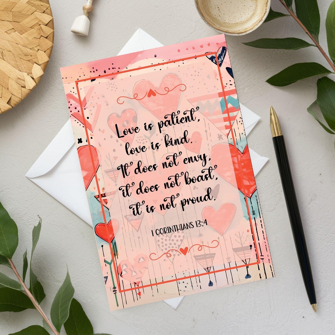 Valentine’s Day Bible Verse Cards, Christian Valentine Cards, Bible ...
