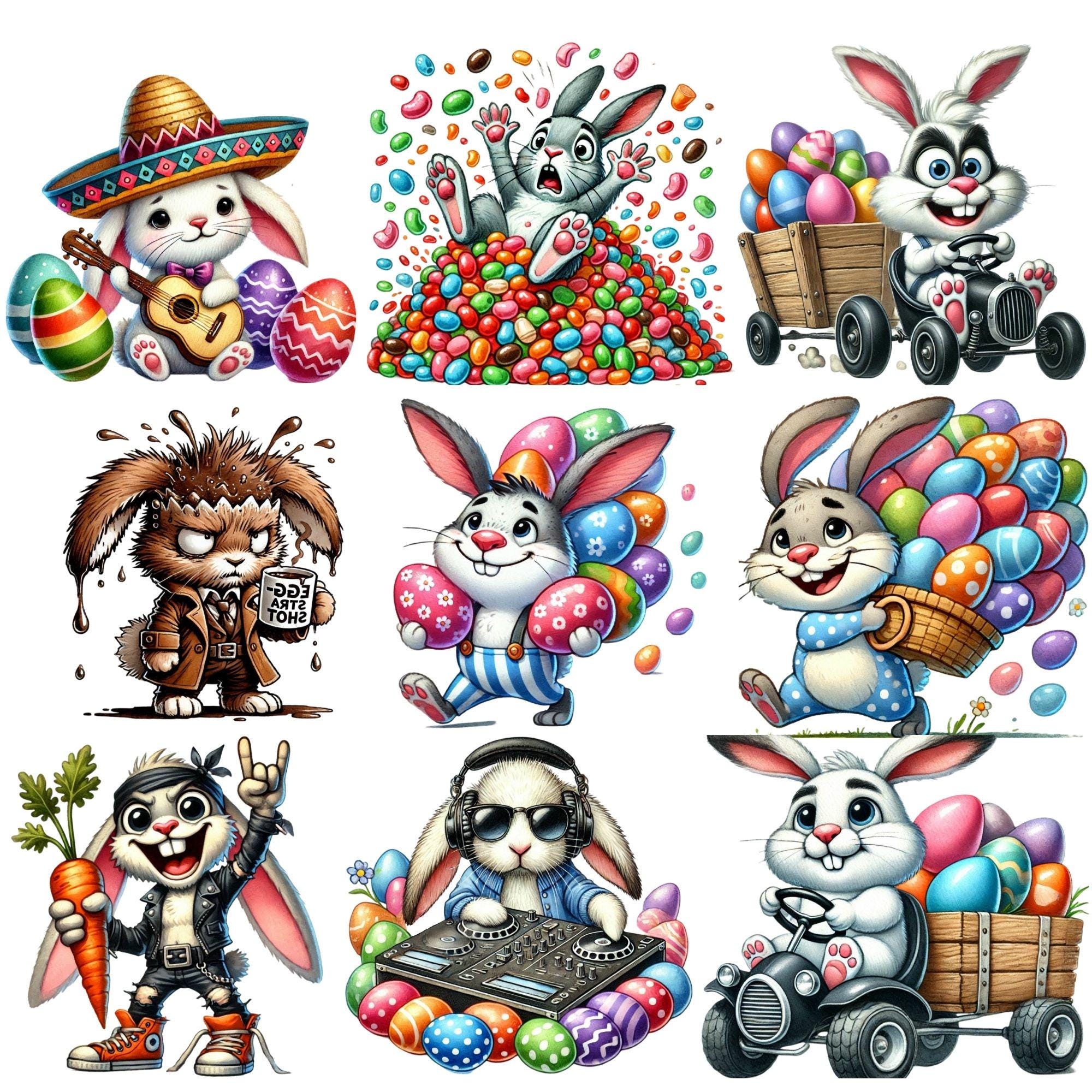 Funny Easter Png’s - Funny Easter Clipart- Funny Easter Bunny Clipart ...