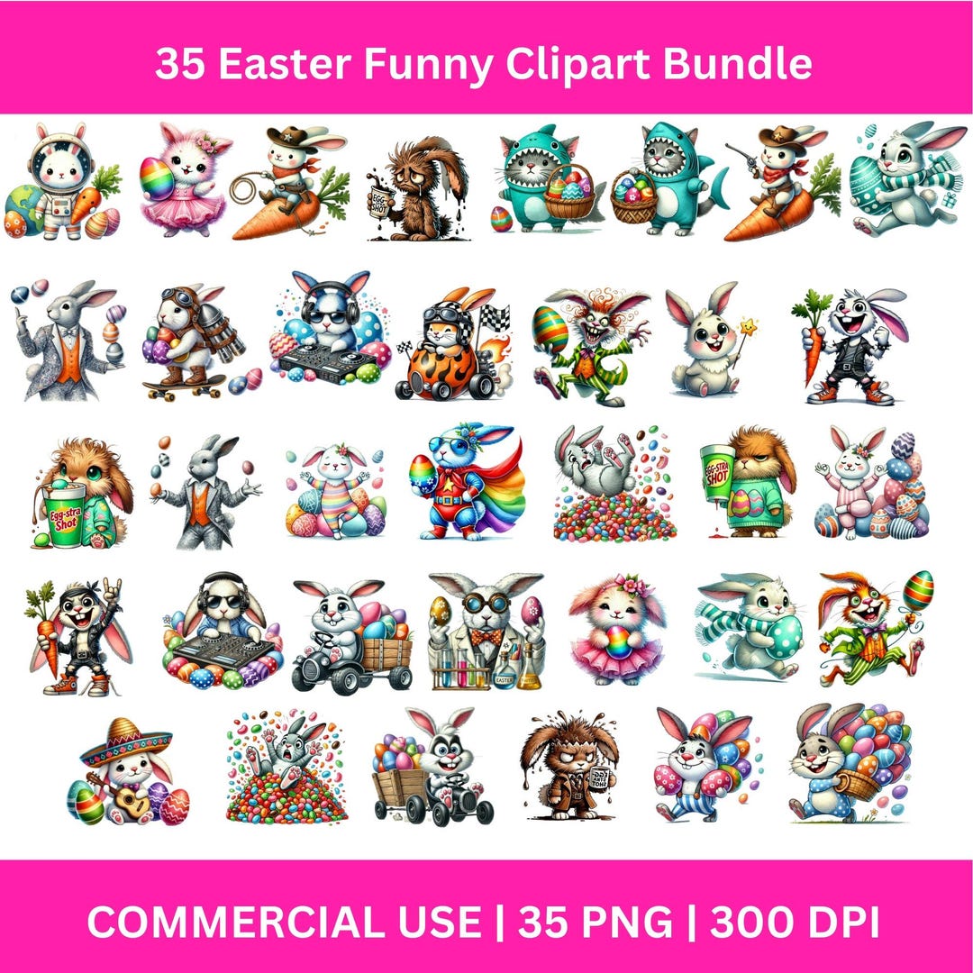 Funny Easter Png’s - Funny Easter Clipart- Funny Easter Bunny Clipart ...