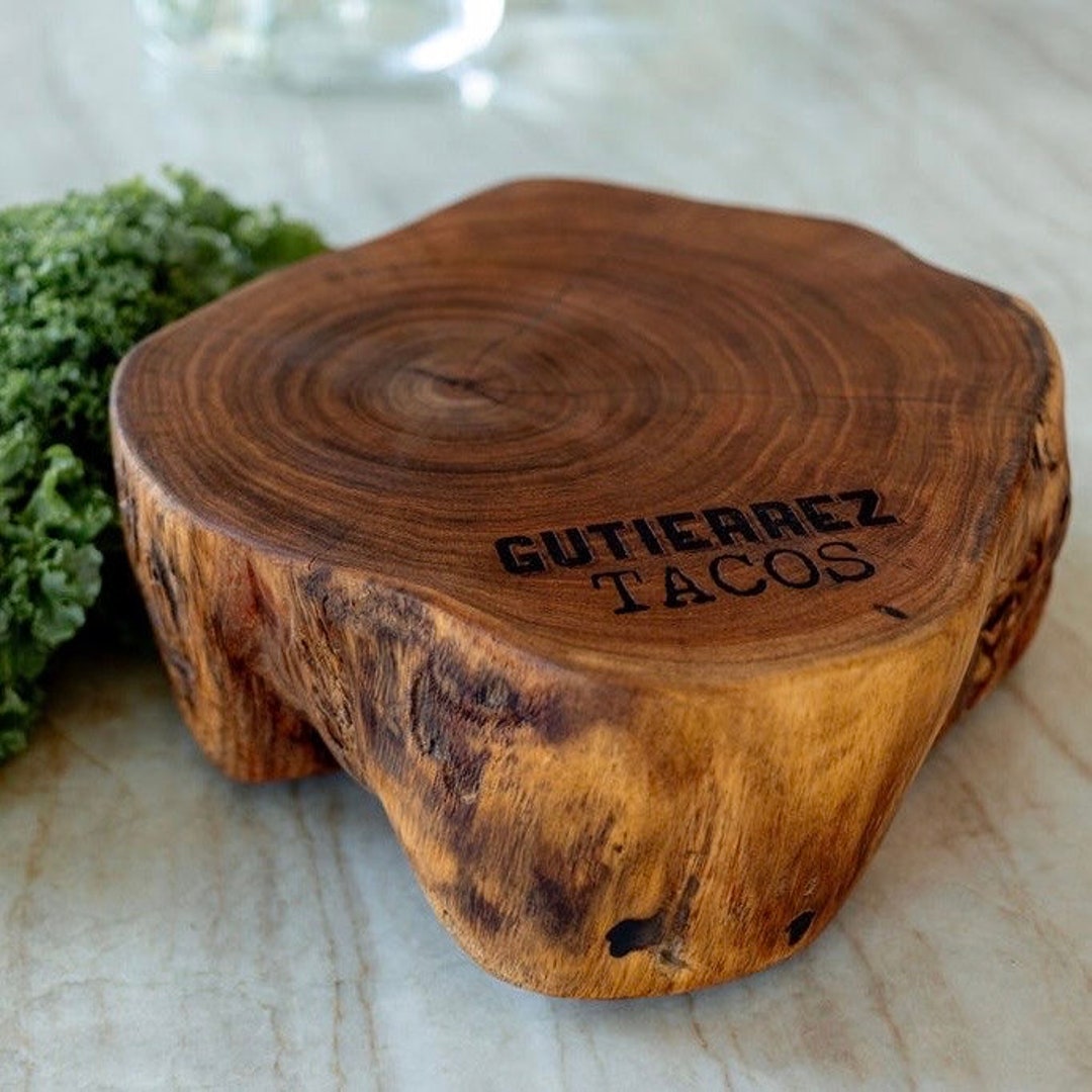 Stump Chopping Block or Wedding Cake Stand Combo 4 Thick Butcher Block ...