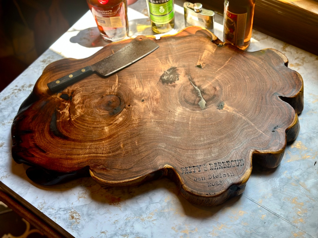 Extra Large Chopping Block Made From Durable Mesquite Slab - Etsy