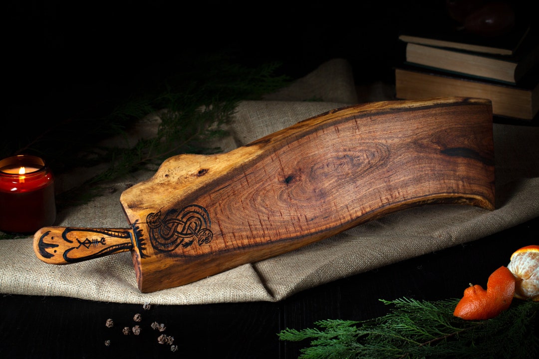 Loki Medieval Chopping Board Viking Artwork Charcuterie Board - Etsy