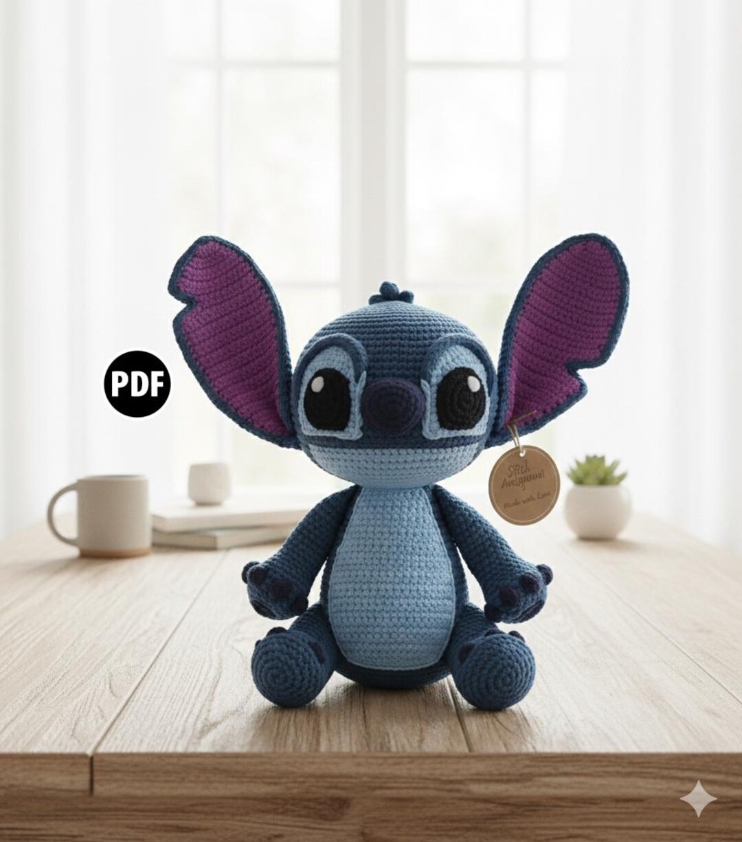 Amigurumi Stitch Crochet Pattern | Disney Inspired Toy (PDF Pattern) - Etsy