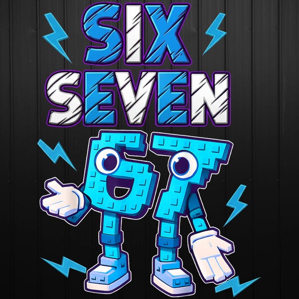 Number 67 Png - Etsy