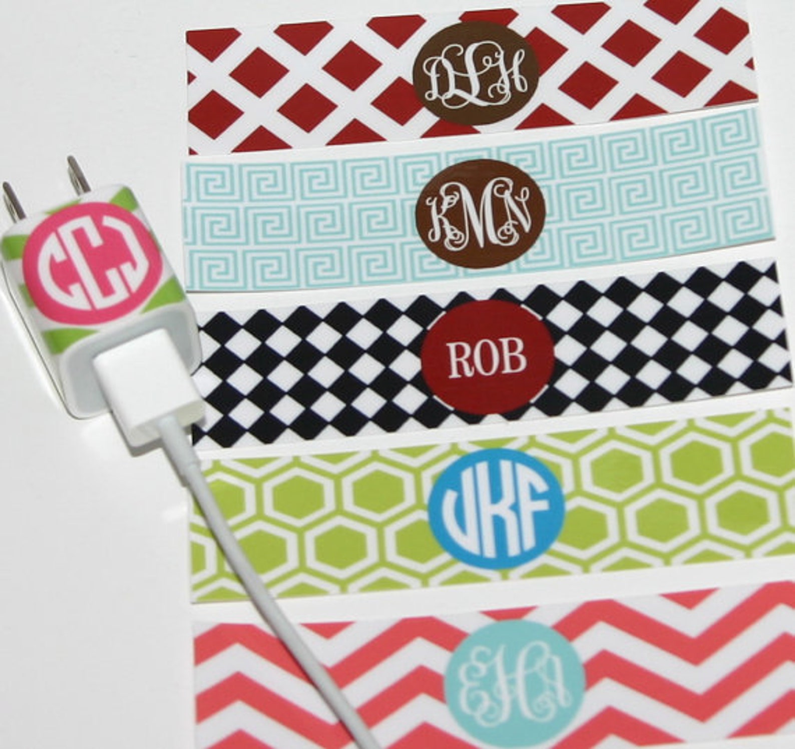 IPhone Charger Wrap - Custom Charger Decal - Personalized iPhone ...