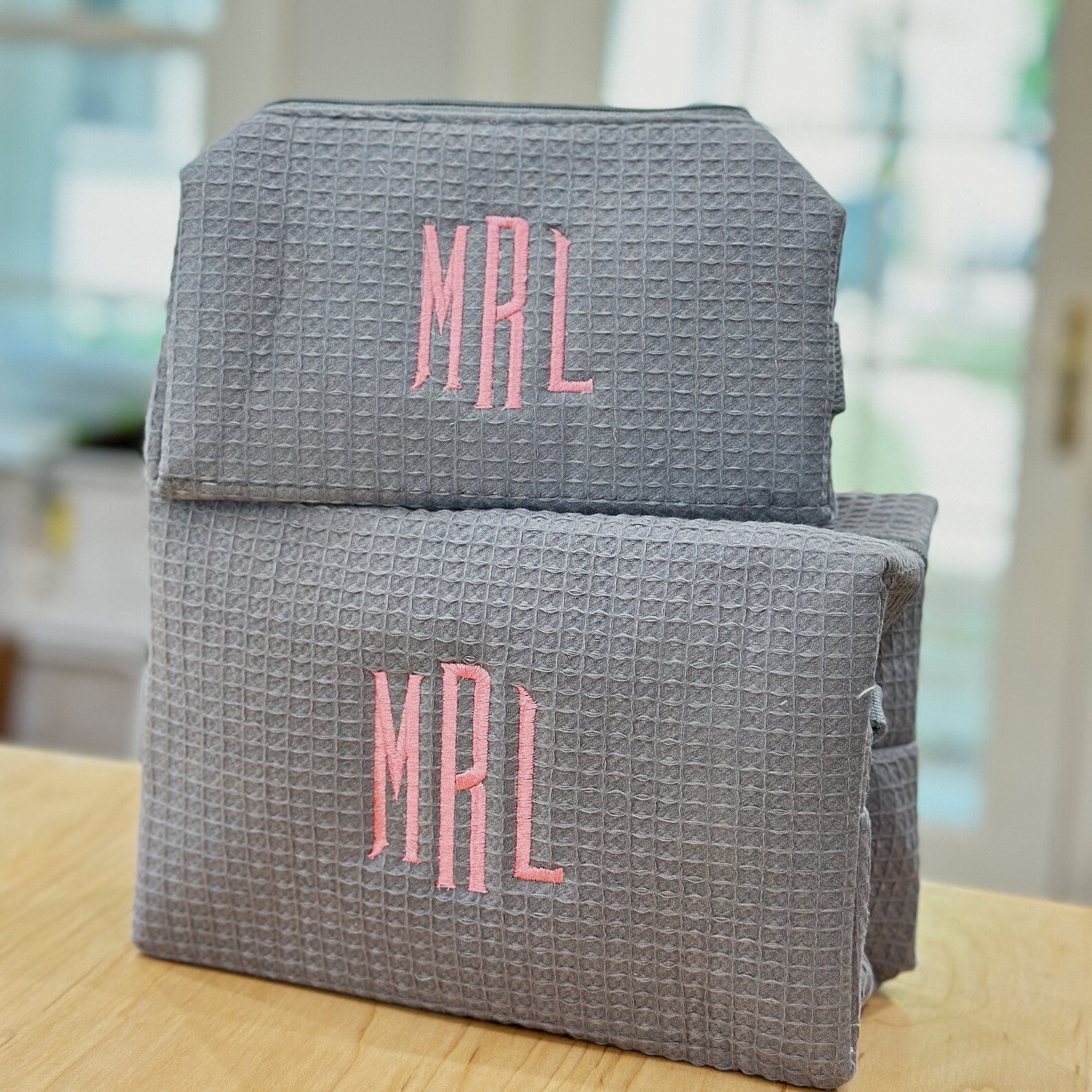 Monogram Toiletry Makeup Bag Personalized Travel Cosmetic Bag - Etsy