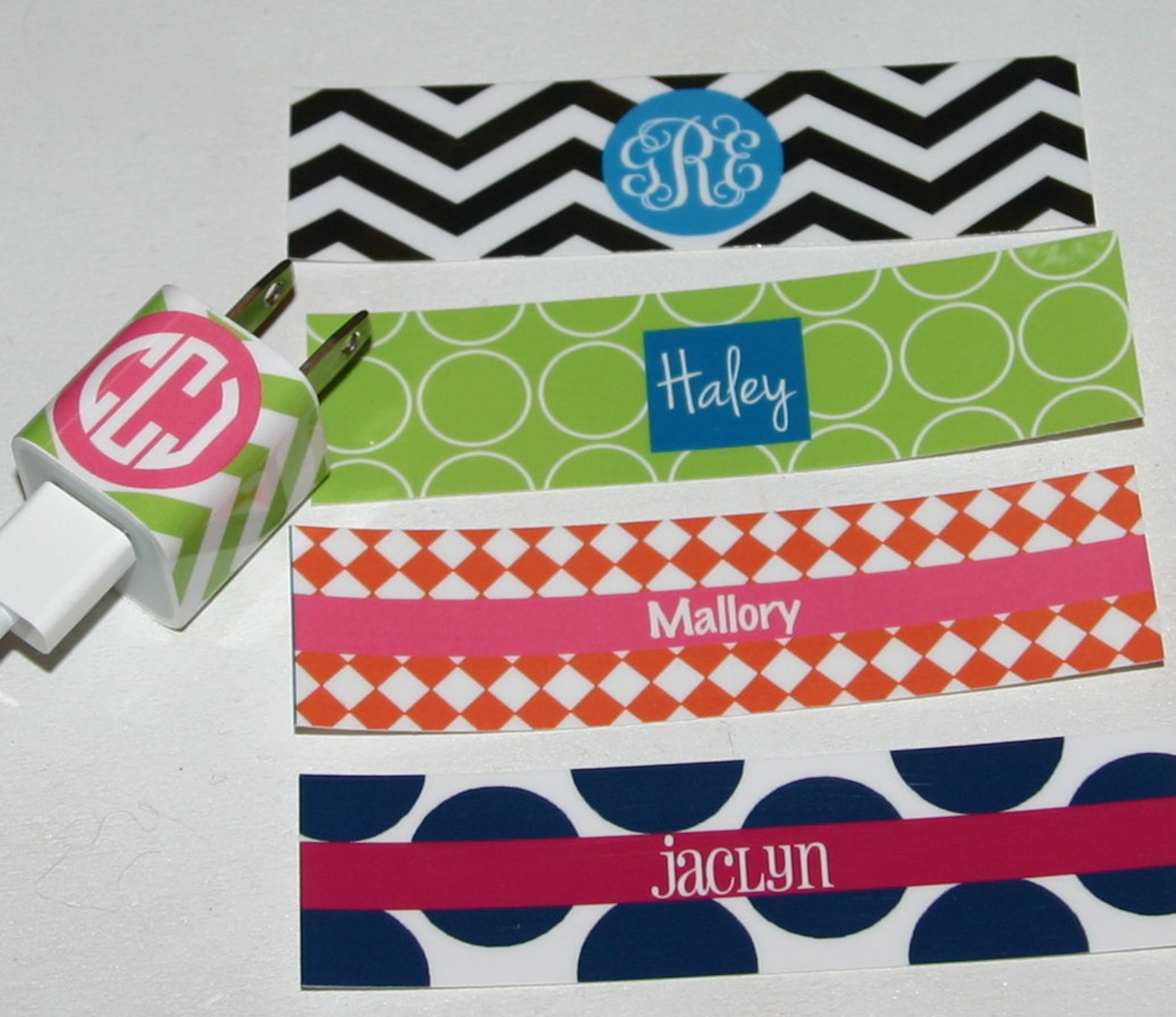 IPhone Charger Wrap - Custom Charger Decal - Personalized iPhone ...