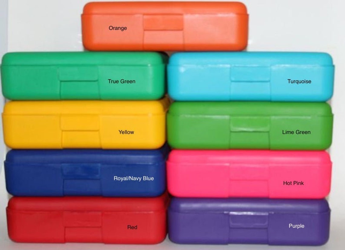 Personalized School Box Kids Children Pencil Box Craft - Etsy