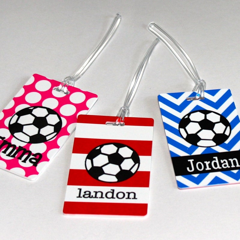 Soccer Bag Tags - Etsy