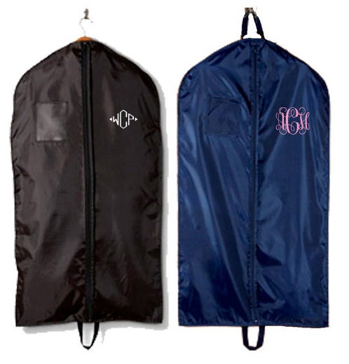 Monogram Garment Bag - Personalized Dress Bag for Women - Etsy