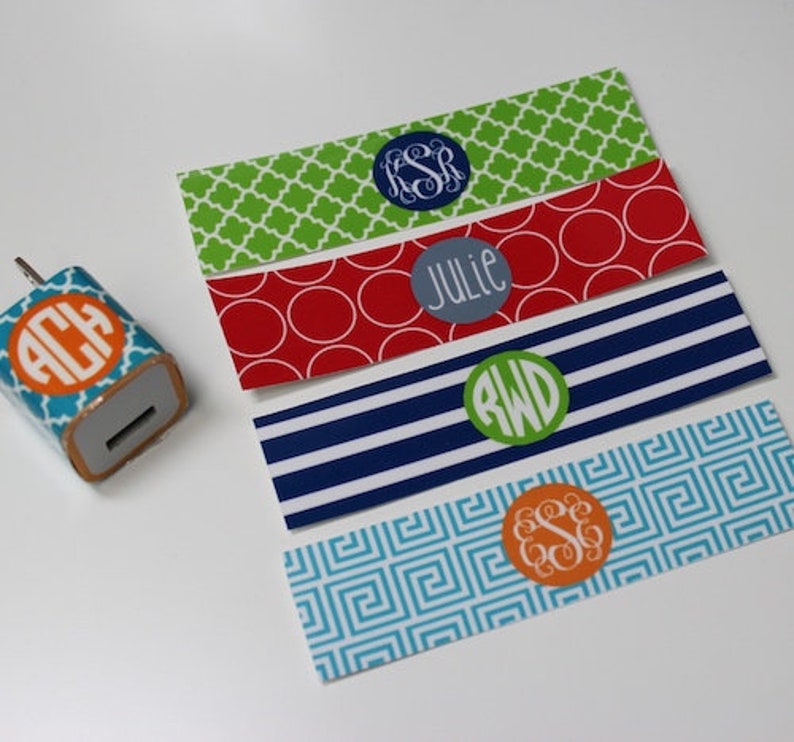 IPhone Charger Wrap - Custom Charger Decal - Personalized iPhone ...