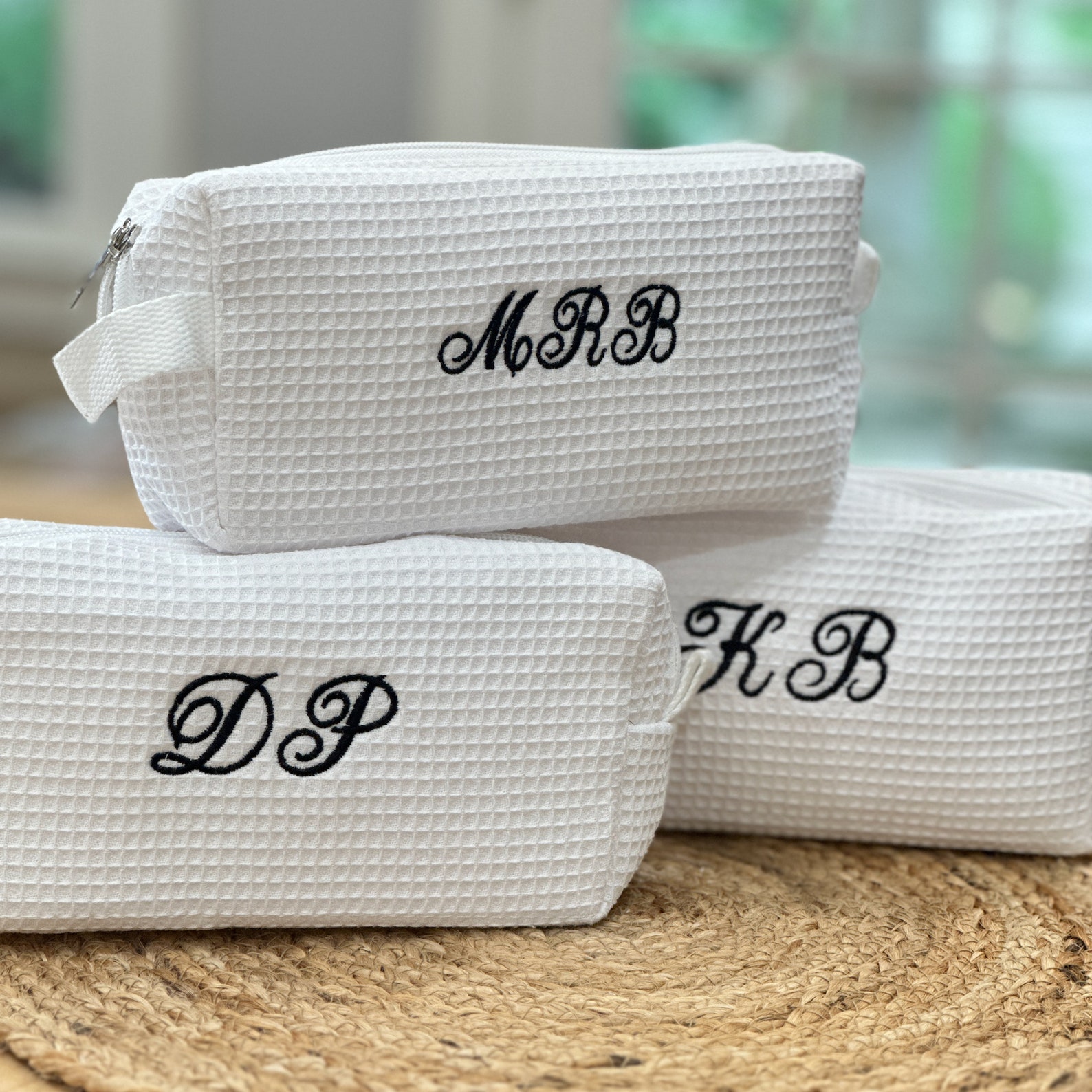 Monogram Toiletry Makeup Bag Personalized Travel Cosmetic Bag - Etsy