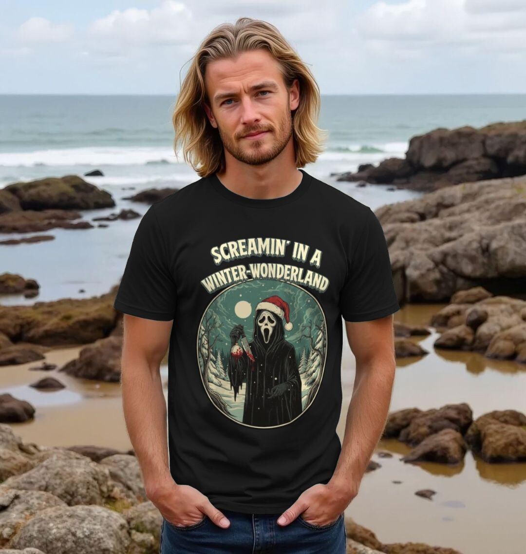 Screamin in a Winter Wonderland Ghostface Christmas Shirt | Horror Xmas ...