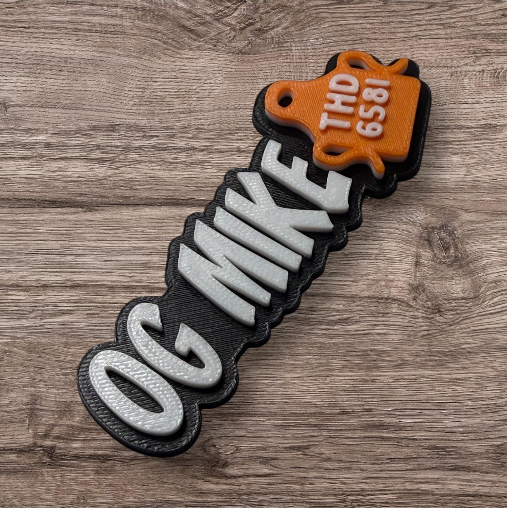 Personalized 3D Printed Name Tag for Apron: Custom Work ID - Etsy