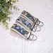 Mini Floral Keychain, Small Key Fob, Fabric Keychain, Pocket Flower ...